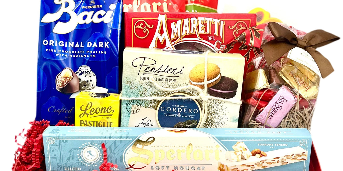 Italian Candy Gift Baskets - Imported Torrone Baskets - TorroneCandy ...