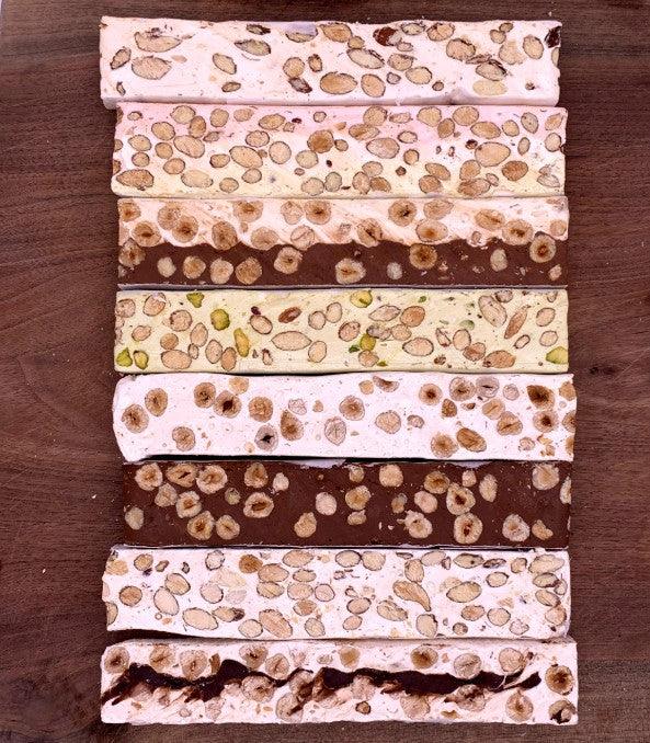 Imported Italian Torrone - Hard and Soft Nougat Bars - TorroneCandy ...