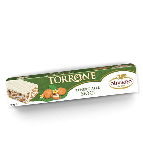 Imported Italian Torrone - Oliviero Soft Nougat Bar - Torrone Candy