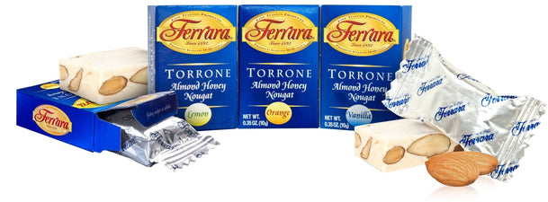 Ferrara Torrone - Italian Almond Honey Nougat — Torrone Candy