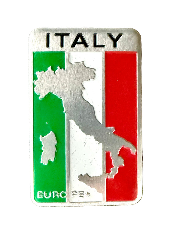 Italian Flag Car Badge Sticker - Italian Novelties — Torrone Candy