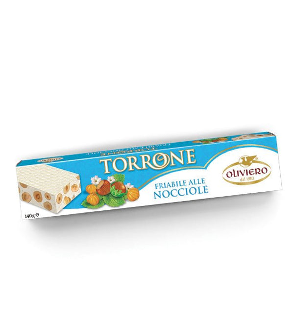Italian Hard Torrone Nougat - Oliviero Hazelnut - Torrone Candy