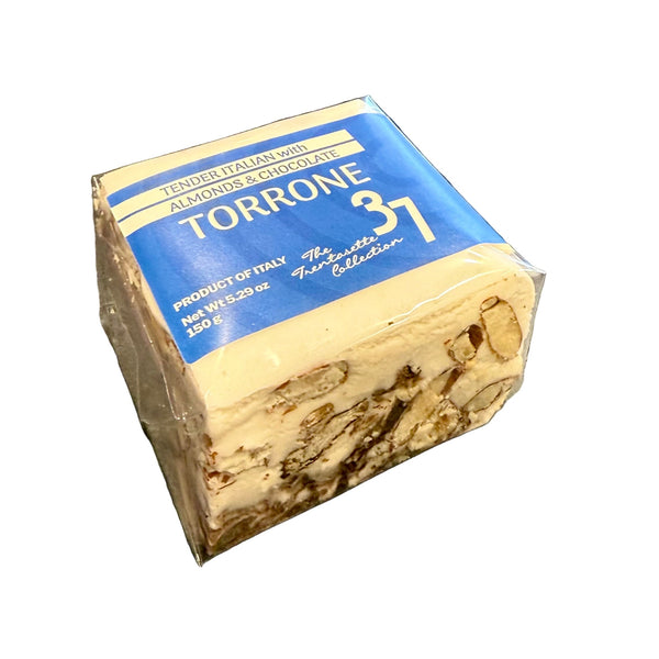 Trentasette - Soft Torrone Cube - Almond & Chocolate - Torrone Candy